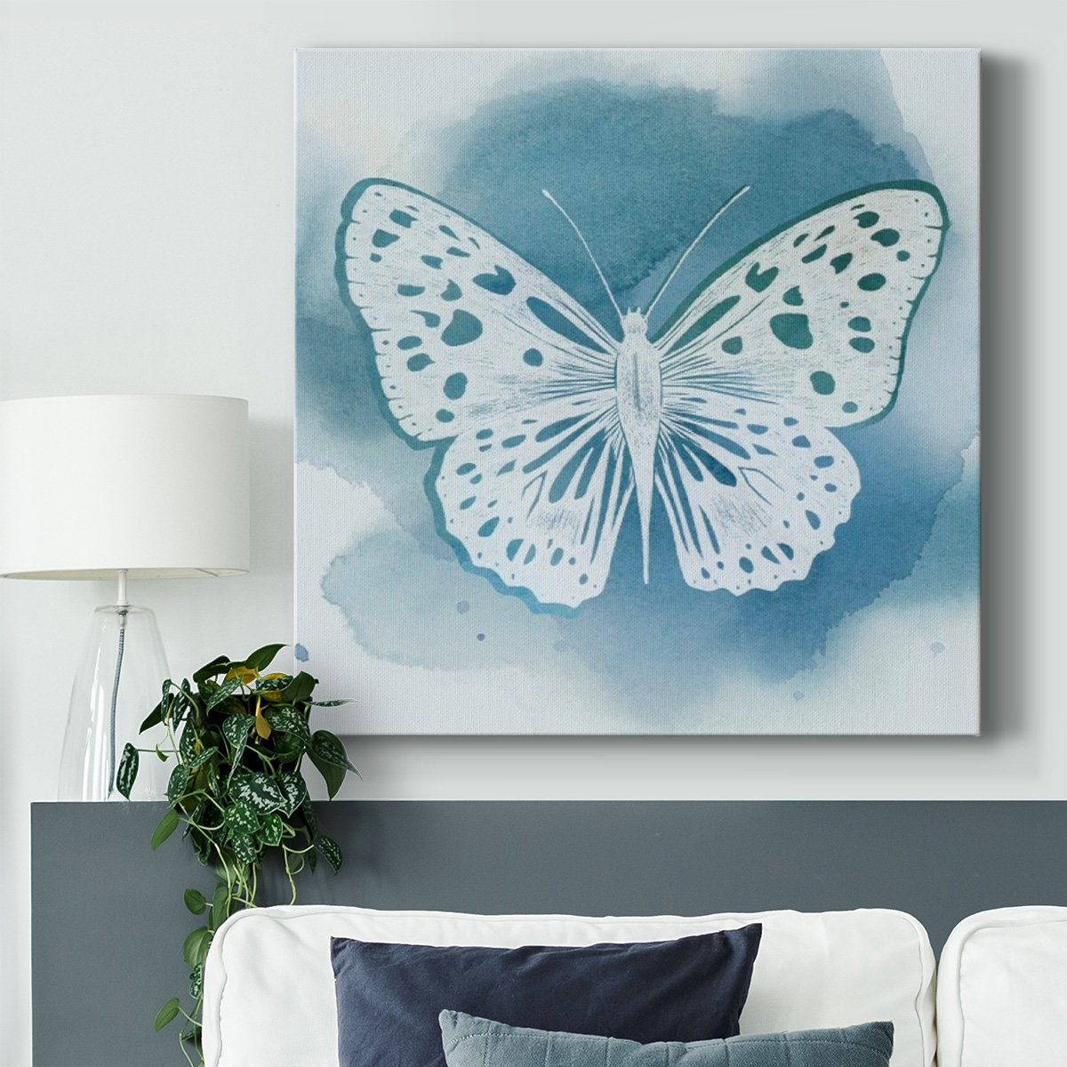 August Grove® Beryl Butterfly I On Canvas Print | Wayfair